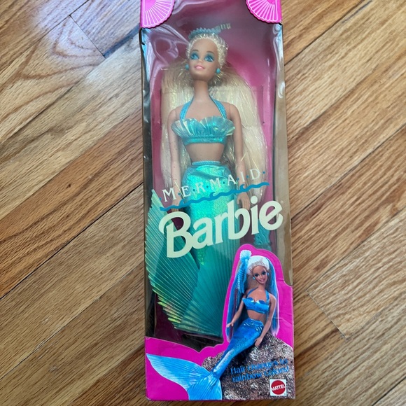 Barbie | Toys | Barbie Mermaid Doll Blonde Hair Blue Outfit | Poshmark